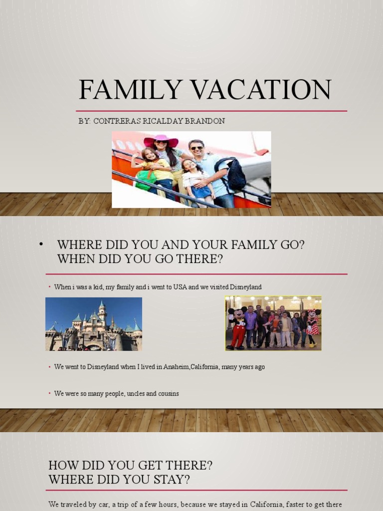 Family Vacation | PDF
