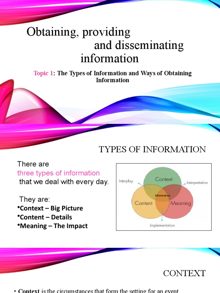 Unit 4 Topic 1 | PDF | Information | Psychological Concepts