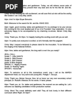 Emcee Script - Christmas Party 2016 - Theme-Retro | PDF | Dances ...