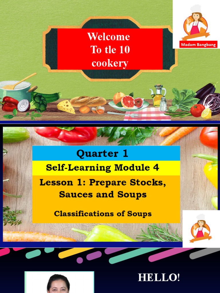 TLE 10 Lesson 4 | PDF | Soup | Stock (Food)