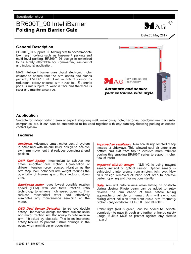 MAG BR600T 90-Specification | PDF | Electric Motor | Alternating Current