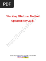 Sba Loan Updated Method | PDF | Banks | Business