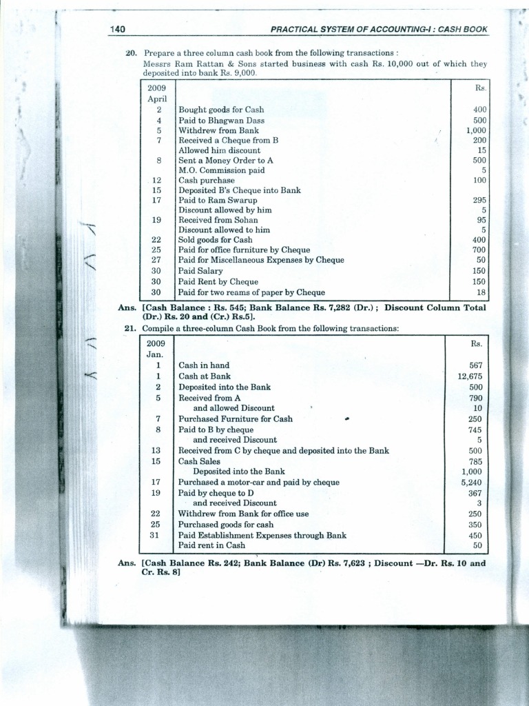 Cash Book | Download Free PDF | Cheque | Credit (Finance)