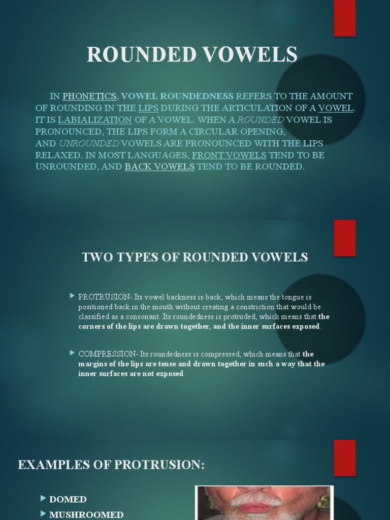 Rounded Vowels | PDF