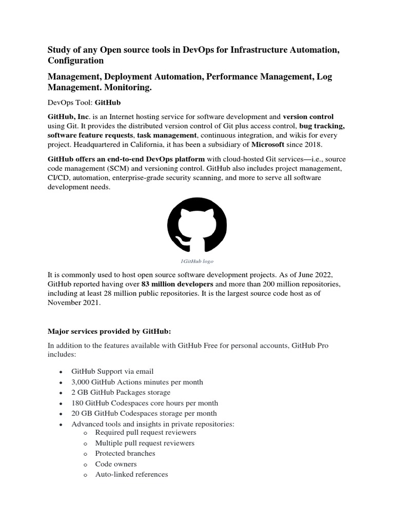 Github As Devops | Download Free PDF | Cloud Computing | Software Repository