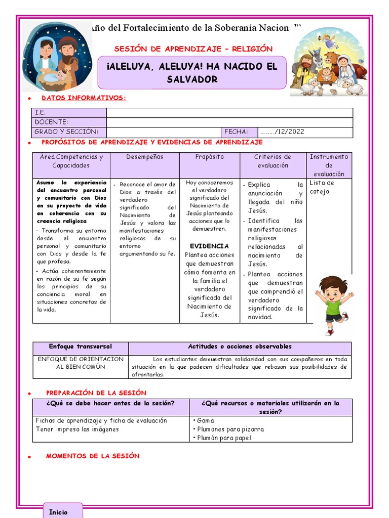 Aleluya: Significado del Nacimiento de Jesús | PDF | María, madre de ...