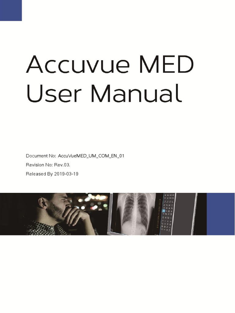 AccuVueMED Manual ENG | PDF | Icon (Computing) | Microsoft Excel