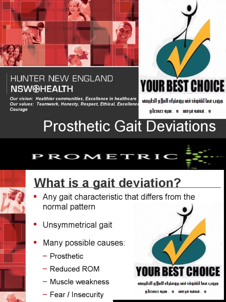 Prosthetic Gait Deviations | PDF | Prosthesis | Anatomical Terms Of Motion