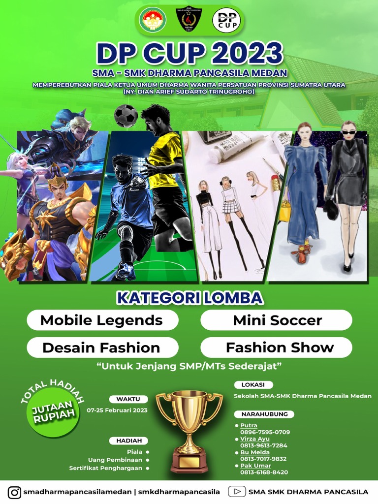 DP CUP 2023 - Formulir Dan Aturan Lomba | PDF