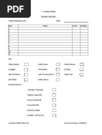 Revised TBT Format 1 | PDF | Occupational Safety And Health