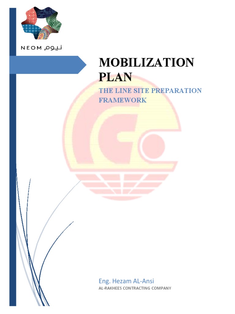 Mobilization Plan | PDF | Project Management | General Contractor