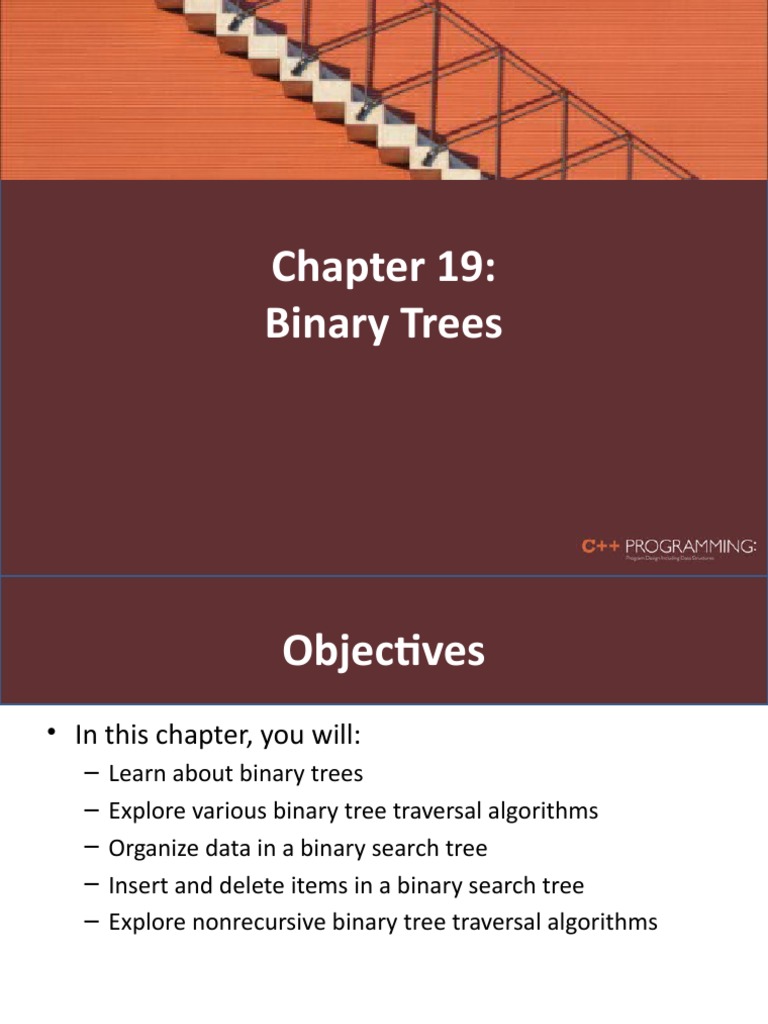 Chapter 19 - Binary Trees | PDF | Computer Data | Theoretical Computer Science