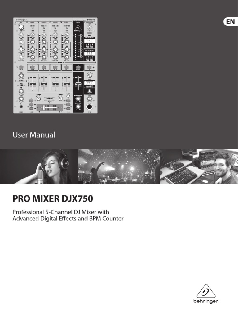 Behringer Mixer djx750 | PDF | Equalization (Audio) | Fuse (Electrical) Behringer Mixer djx750 | PDF | Equalization (Audio) | Fuse (Electrical)