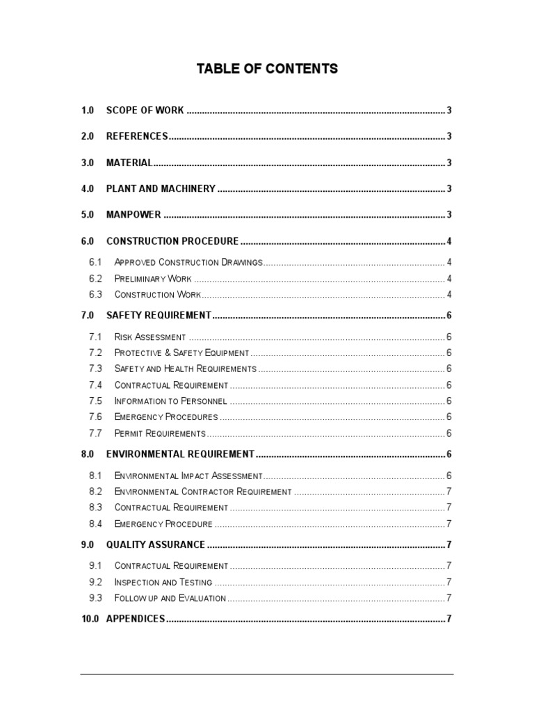 Electrical Asset Relocation Method Statement | PDF | Road | Safety