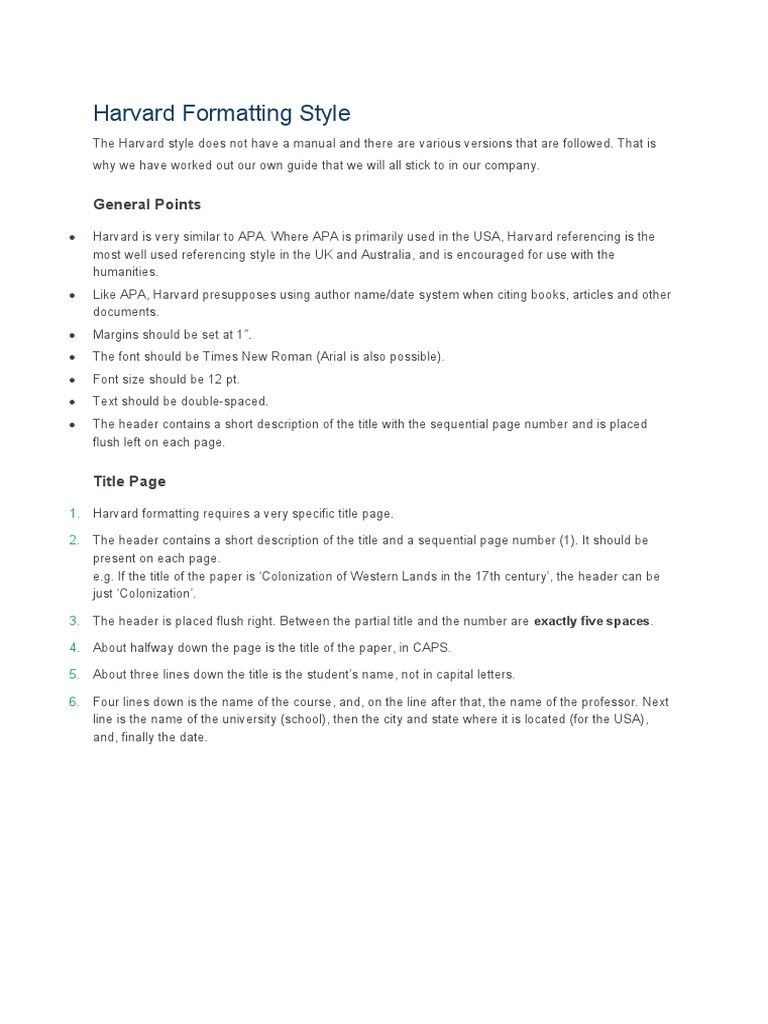 4 - Harvard Style | PDF | Citation | Bracket