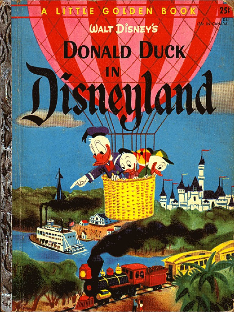 (A Little Golden Book) - Walt Disney's Donald Duck in Disneyland ...