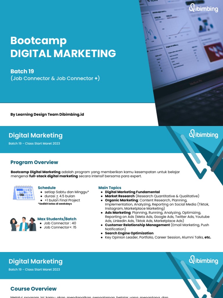 Digital Marketing Batch 19 - Job Connector | PDF
