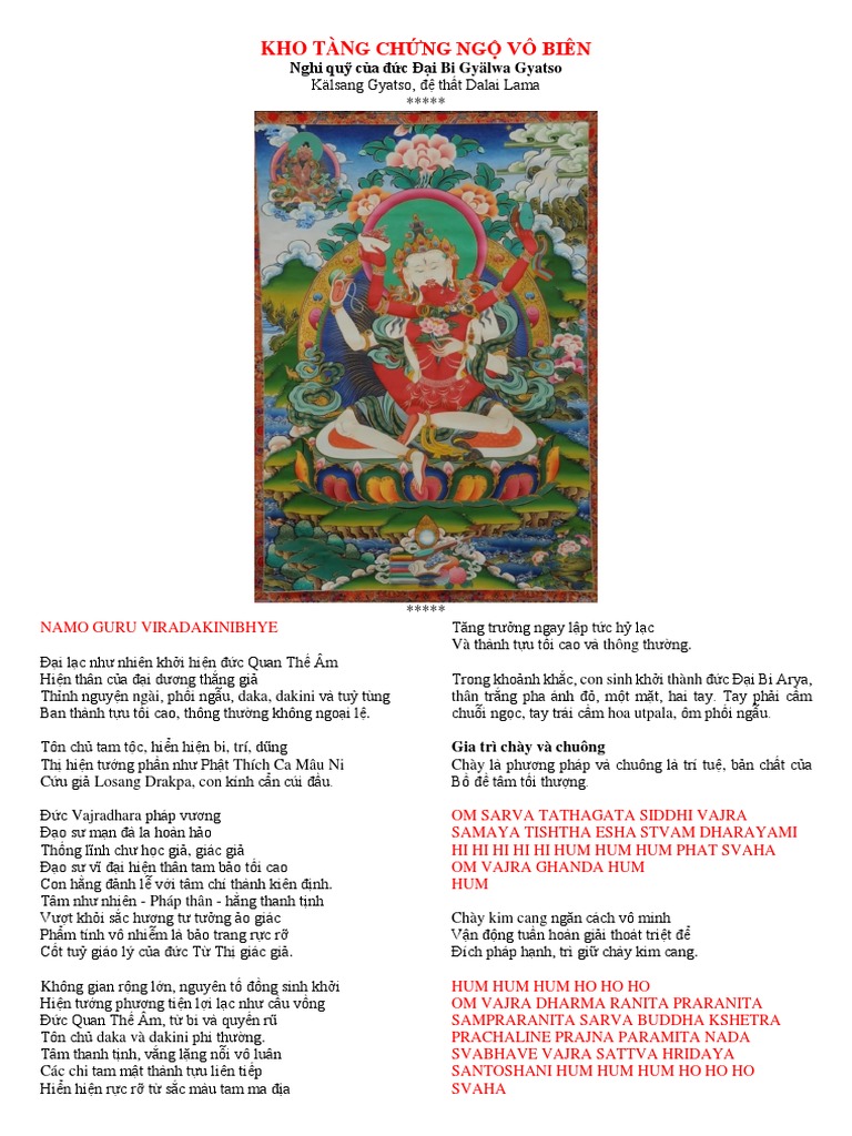 Nghi Qu - Kho Tàng CH NG NG Vô Biên - Gyalwa Gyatso | PDF