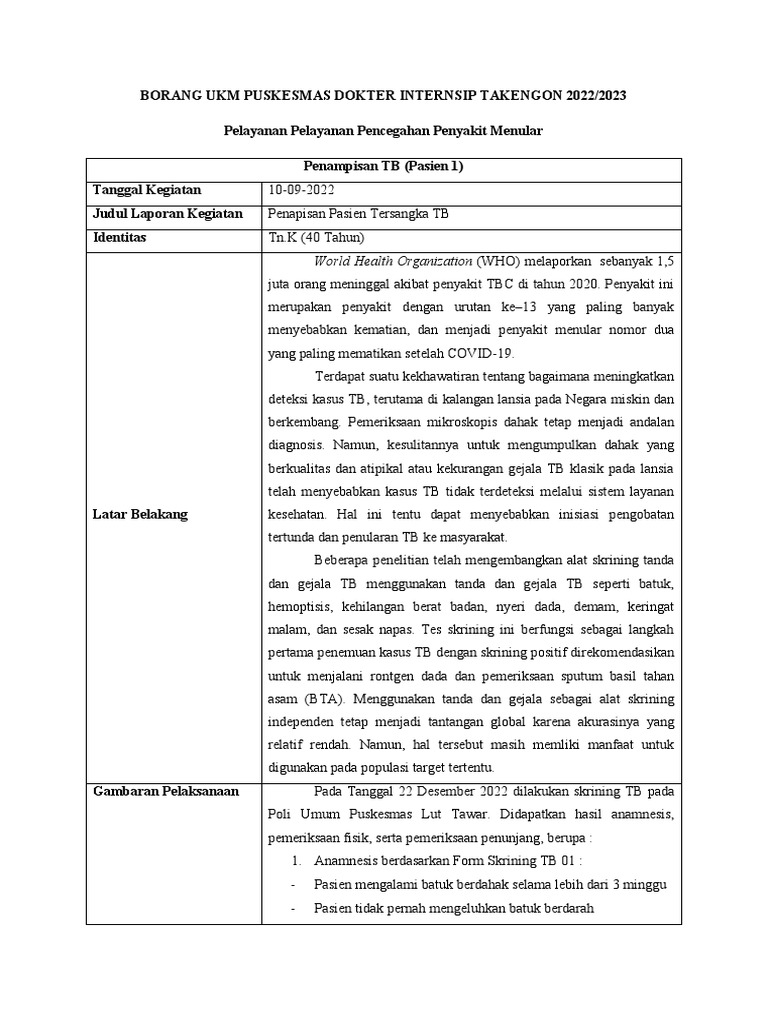 Ukm LT PENAPISAN TB | PDF | Sains & Matematika
