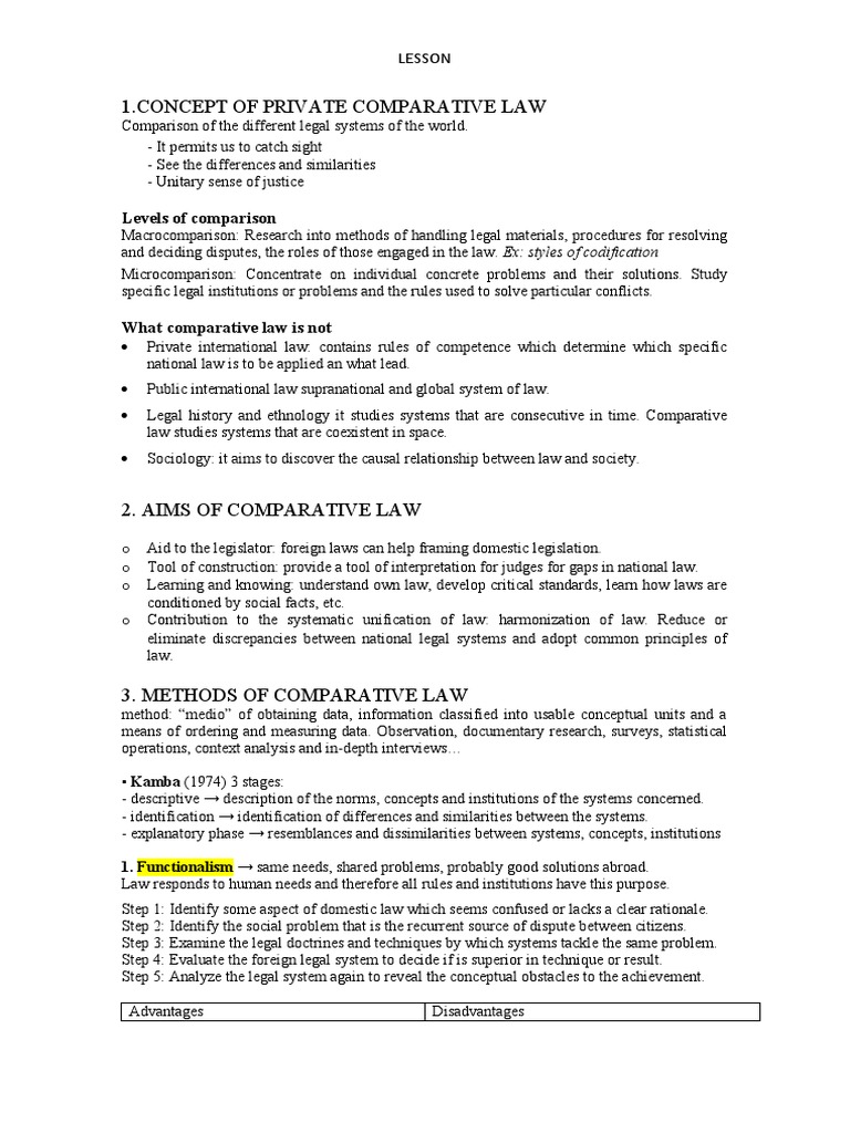 Exam 1 Comparative Pdf European Union Civil Law Legal System