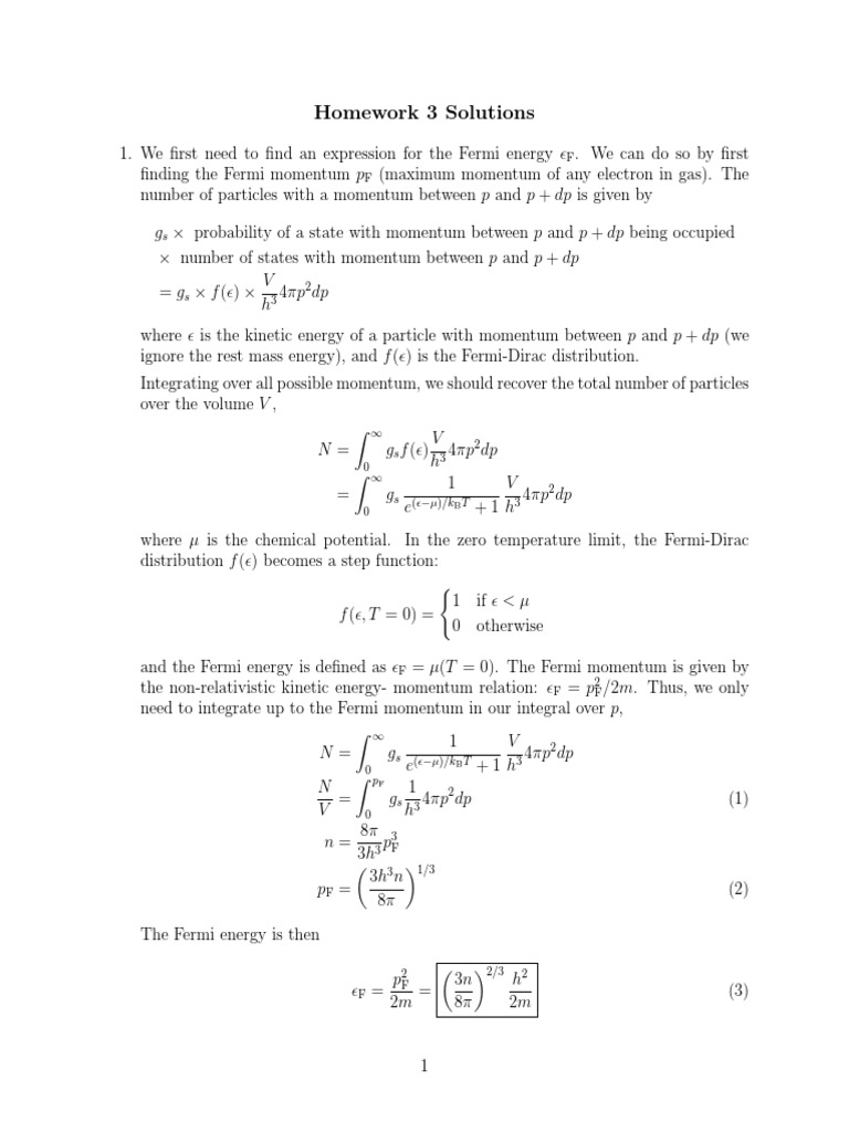 Physics Homework Solutions | PDF | Ion | Momentum