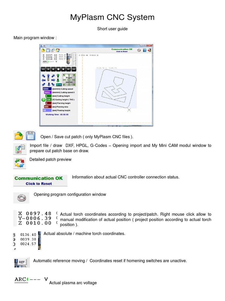 MyPlasm CNC User Guide | PDF | Numerical Control | Switch