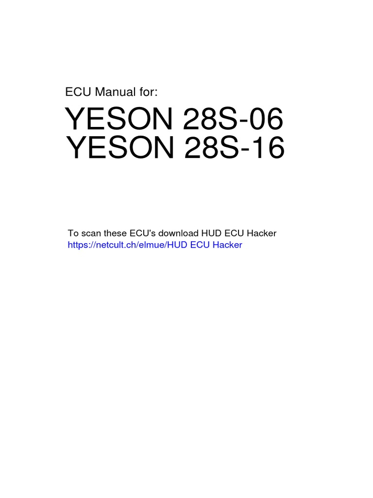 Yeson 28S Manual | PDF | Manufactured Goods | Machines