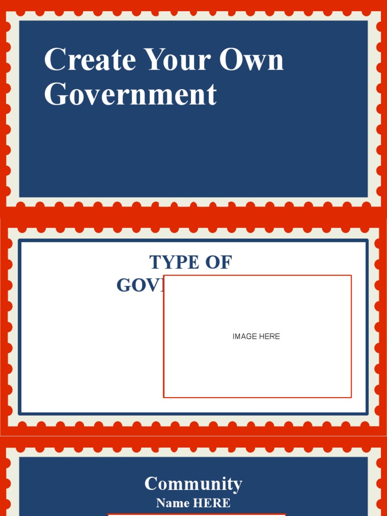 Create Your Own Government - Student Template | PDF | Politics | Social ...
