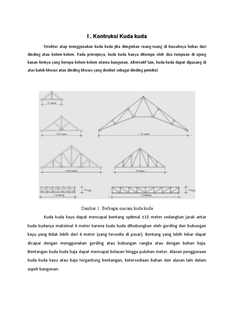 Struktur Kuda-Kuda | PDF | Griya & Taman
