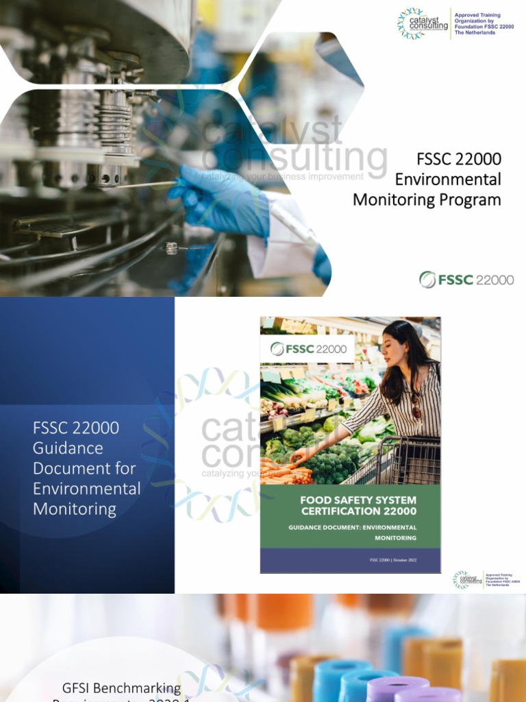 FSSC 22000 Environmental Monitoring Program - 2023 (Catalyst) | PDF FSSC 22000 Environmental Monitoring Program - 2023 (Catalyst) | PDF