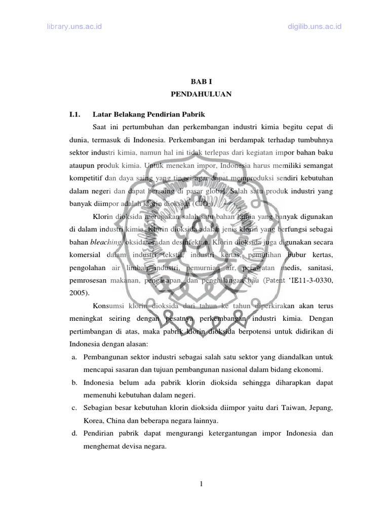 Pabrik Klor Alkali | PDF | Teknologi & Rekayasa