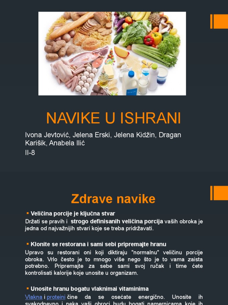 Navike U Ishrani | PDF