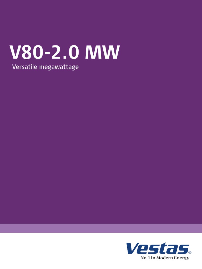 Versatile Megawattage | PDF | Wind Turbine | Turbine