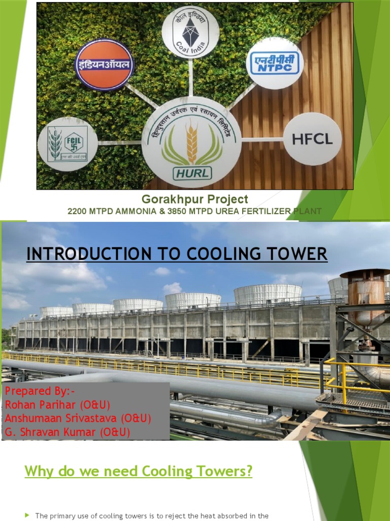 Cooling Towers in Gorakhpur Fertilizer Plant | PDF | Filtration ...