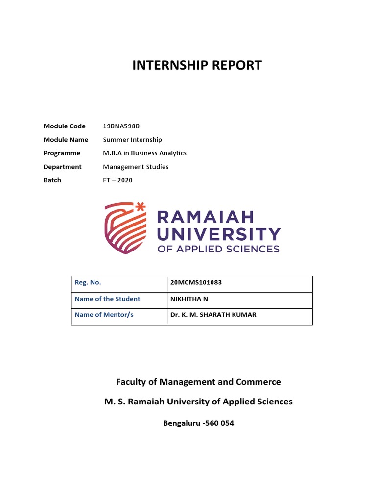 Draft Internship Report Pdf Databases Business Intelligence 
