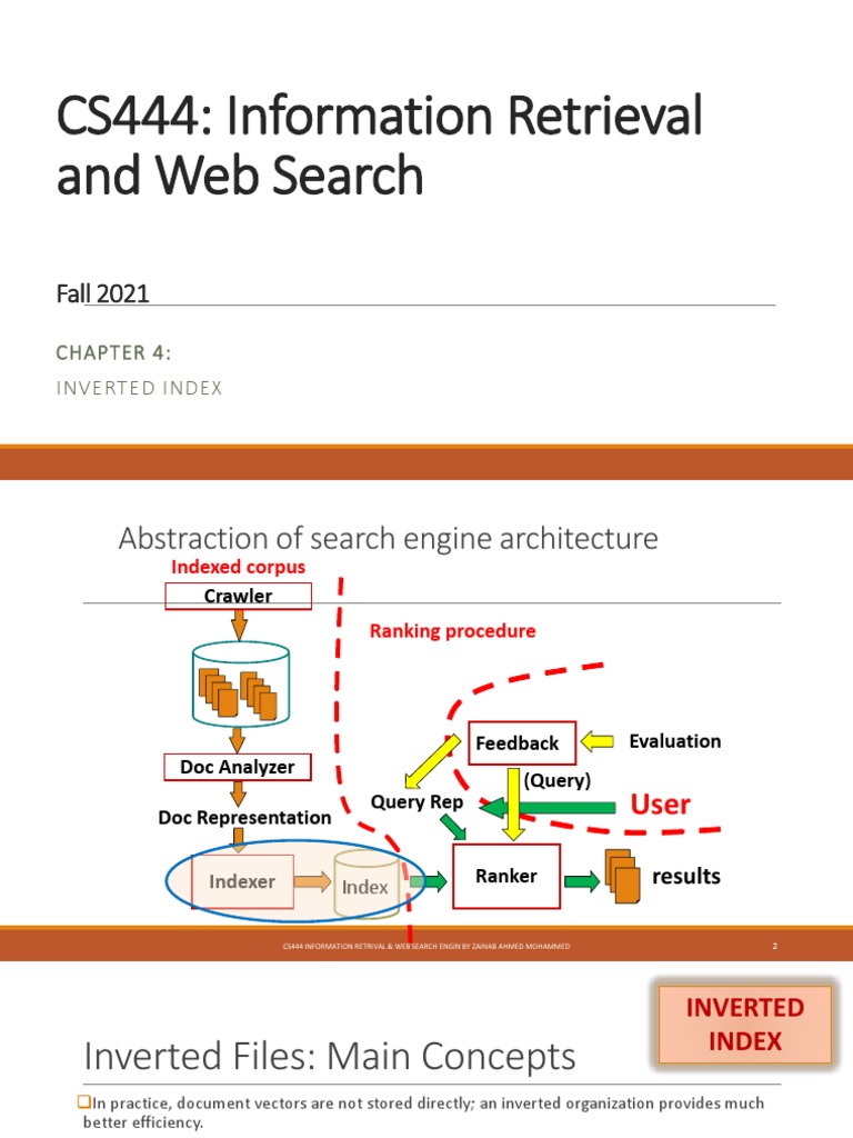 IR ch4 - Inverted-Index | PDF | Search Engine Indexing | Information Retrieval