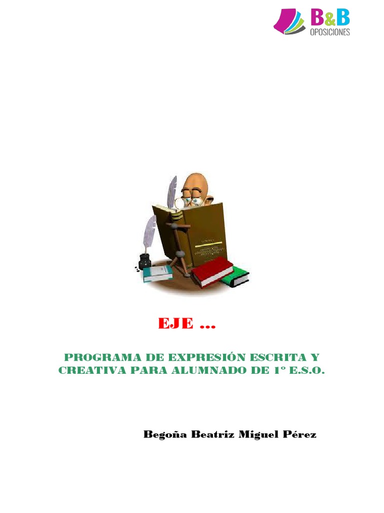 Programa de Expresión Escrita y Creativa para Alumnado de 1º E.S.O. | PDF | Evaluación | Enseñando