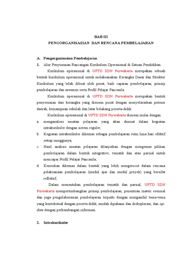 Bab Iii Kosp PWK - F1 | PDF