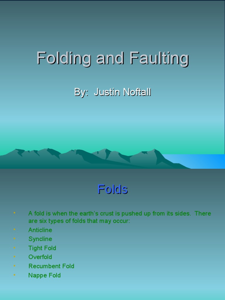 Understanding Folds and Faults in Geology | PDF | Fault (Geology ...