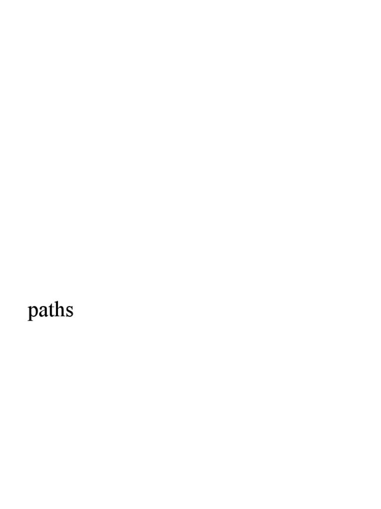 Landmark Paths and Nodes Overview | PDF