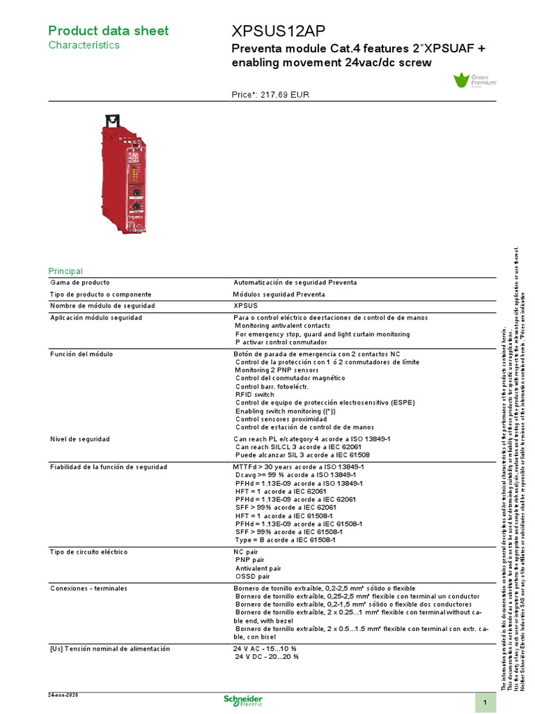 Xpsus12Ap: Product Data Sheet | PDF | Diodo emisor de luz | Electricidad