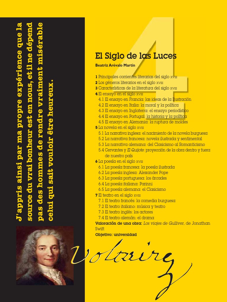 Unidad 4 - El Siglo de Las Luces | PDF | Era de iluminacion | Jean-Jacques Rousseau