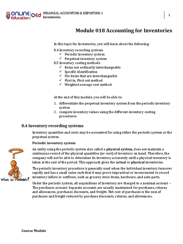 Inventory Accounting Systems Guide | PDF | Cost Of Goods Sold | Inventory