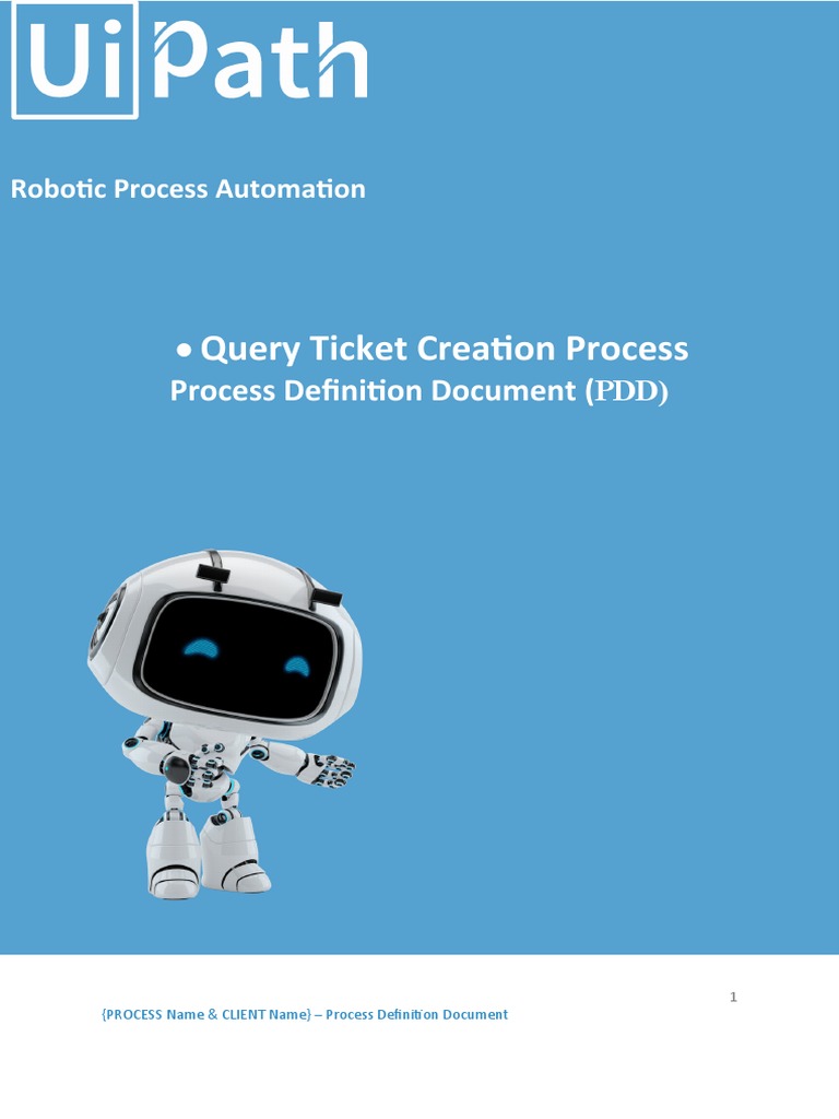 UiPath - Process-Definition-Document-PDD | PDF | Business Process | Computer File