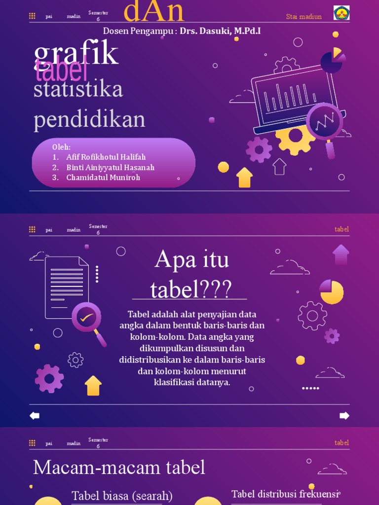 Kel 1 Tabel Dan Grafik | PDF