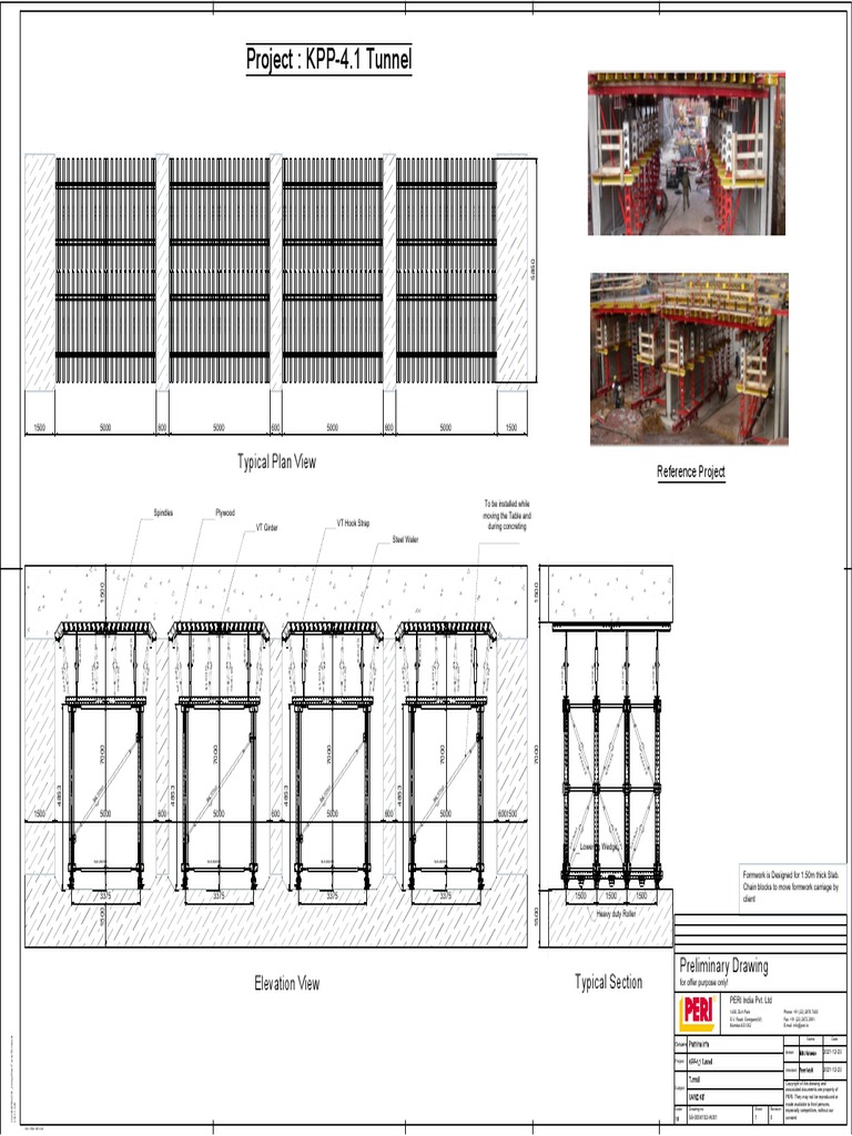 211223-Tunnel Formwork - 55-4102-A001 - 211224 - 184923-Trough | PDF