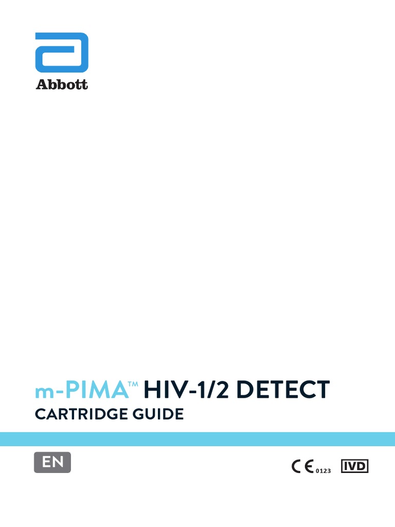 Pi M Pima 01 en v12 M Pima Hiv 12 Detect Cartridge Guide - en | PDF ...
