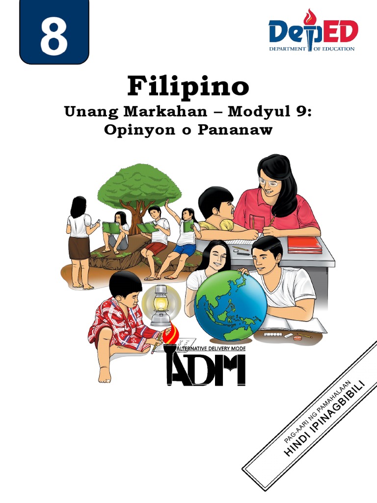 Fil8 q1 Mod9 Opinyon-O-Pananaw 08092020 | PDF