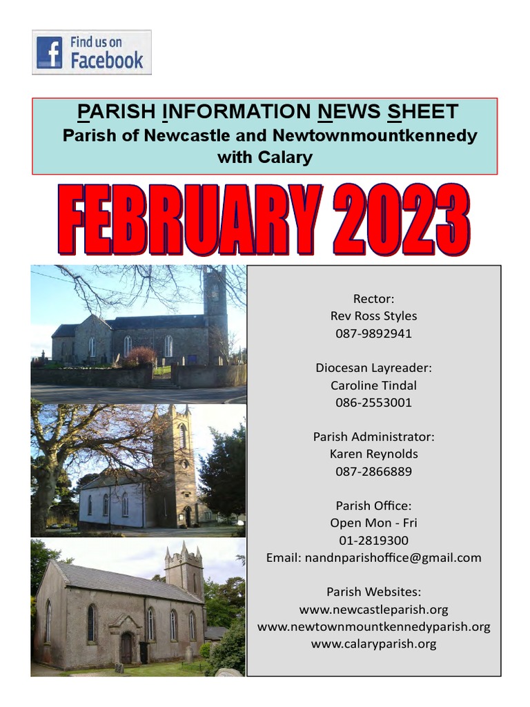 February 2023 News - Parishes of Newcastle & Newtownmountkennedy With ...