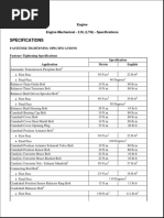 Popular Torque Settings | PDF | Internal Combustion Engine | Vehicle Parts